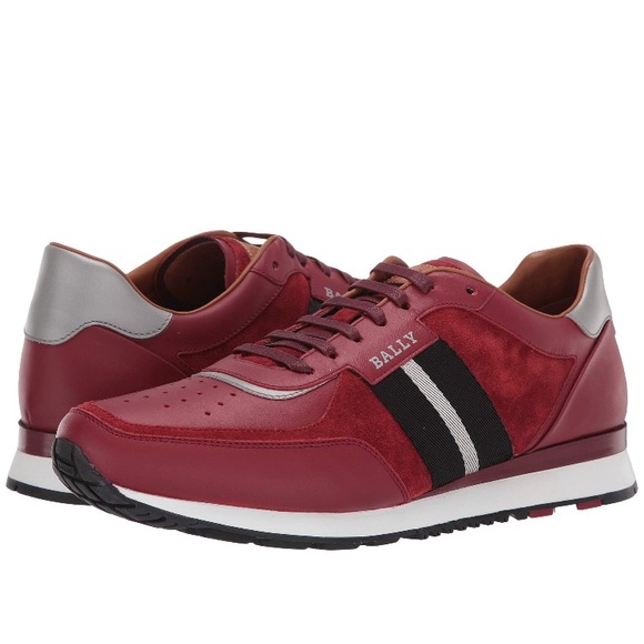Bally | Shoes | Bally Aston Leather Sneakerstrainspotting Stripe | Poshmark